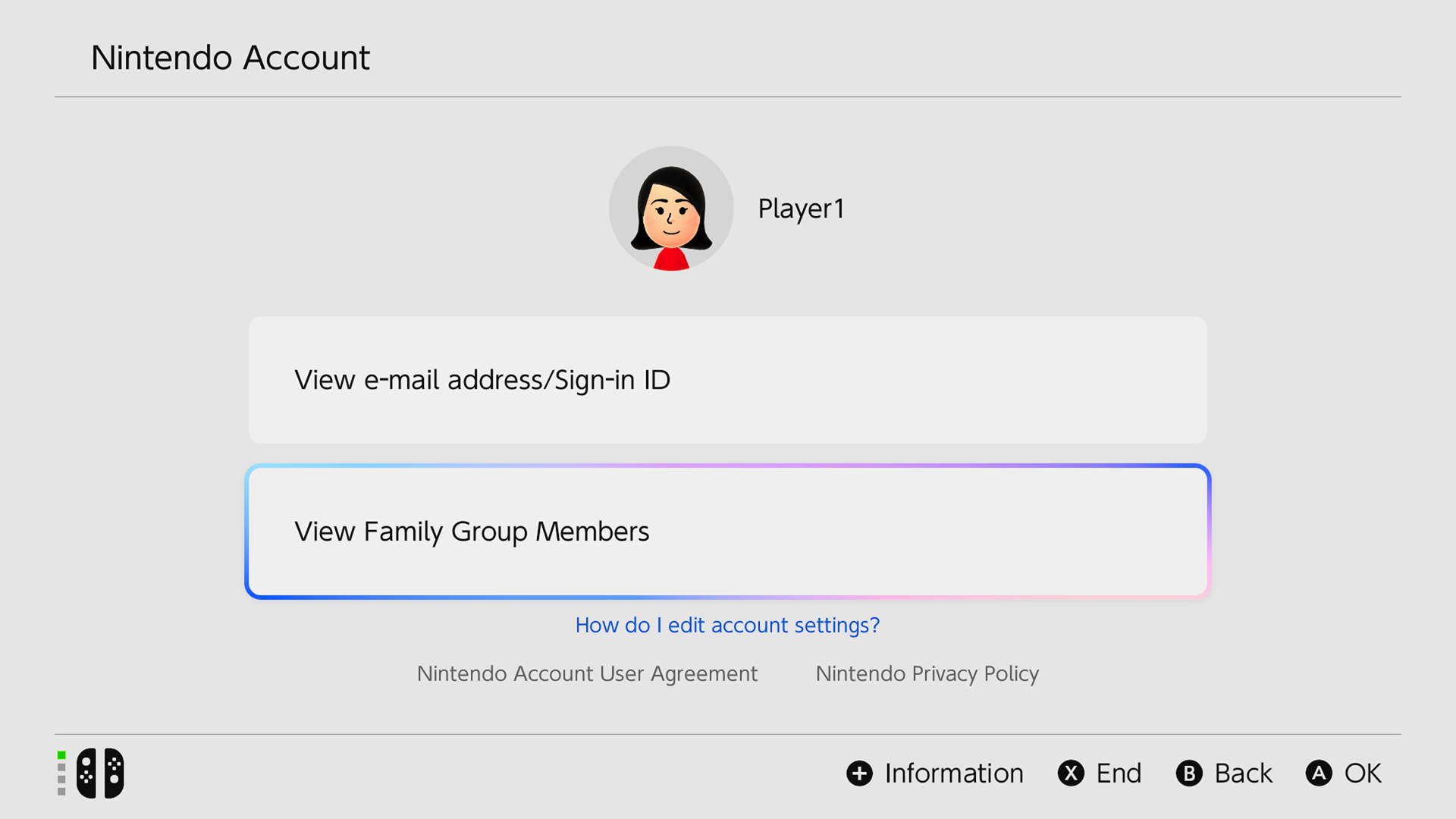 Family Group | Nintendo Account Support | Nintendo Support