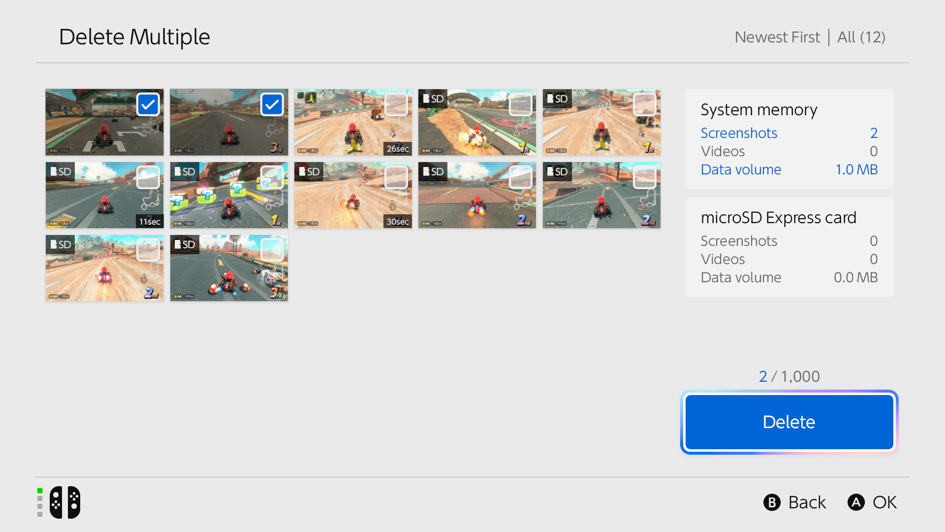 Delete Data | Nintendo Switch 2 Support | Nintendo Support