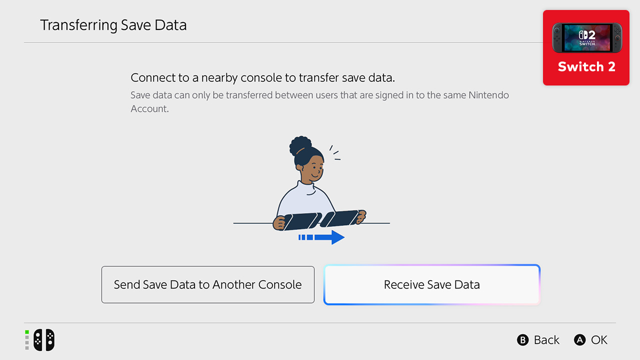 Transferring Data from a Nintendo Switch Console to a Nintendo Switch 2 ...