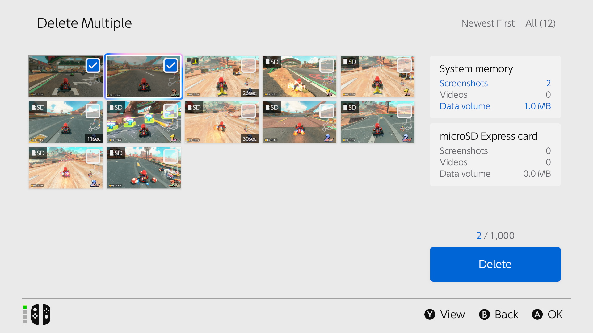 Delete Data | Nintendo Switch 2 Support | Nintendo Support