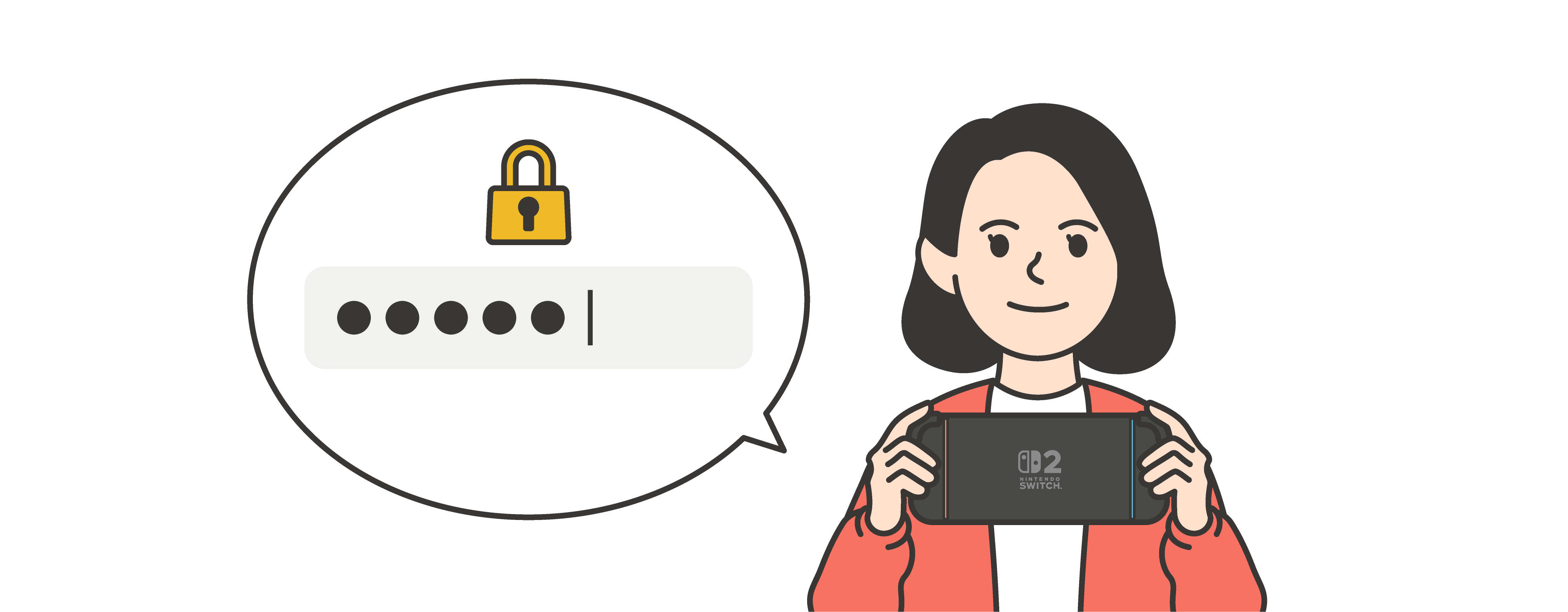 パスワードや暗証番号の種類や入力場所を確認する｜Nintendo Switch 2 サポート｜任天堂サポート