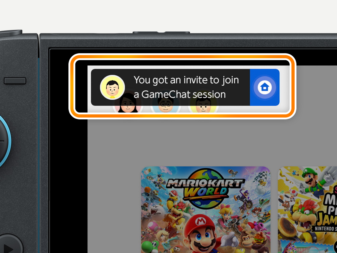 Join a GameChat Session Invited by a Friend | Nintendo Switch 2 Support ...