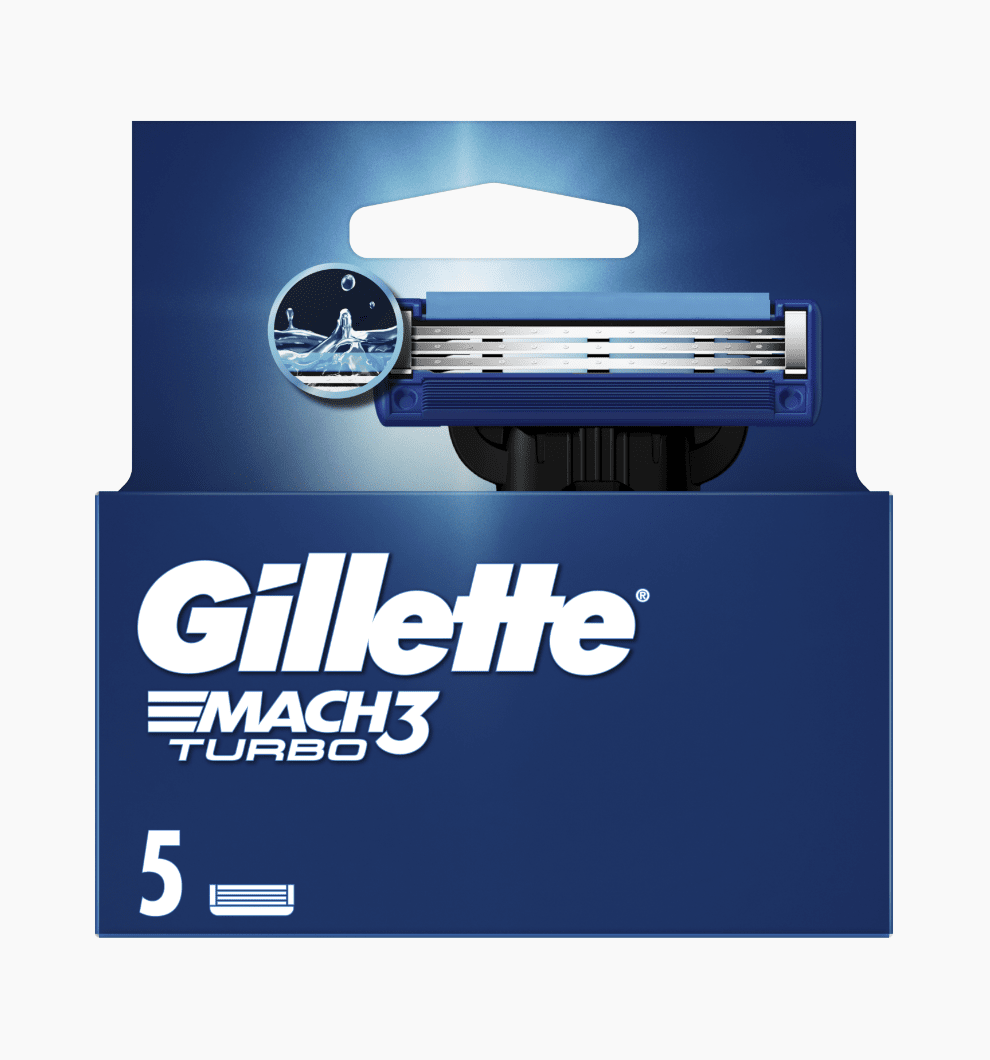 Ανταλλακτικές Κεφαλές Gillette Mach3 Turbo | Gillette Ελλάδα