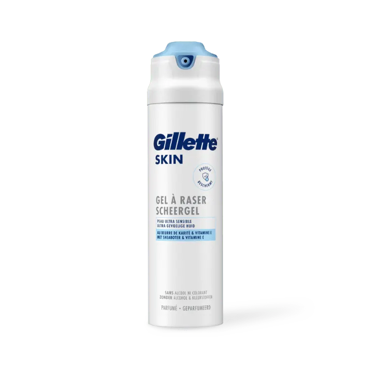 Gillette SKIN Ultra Sensitive Scheergel 200ml | Gillette NL