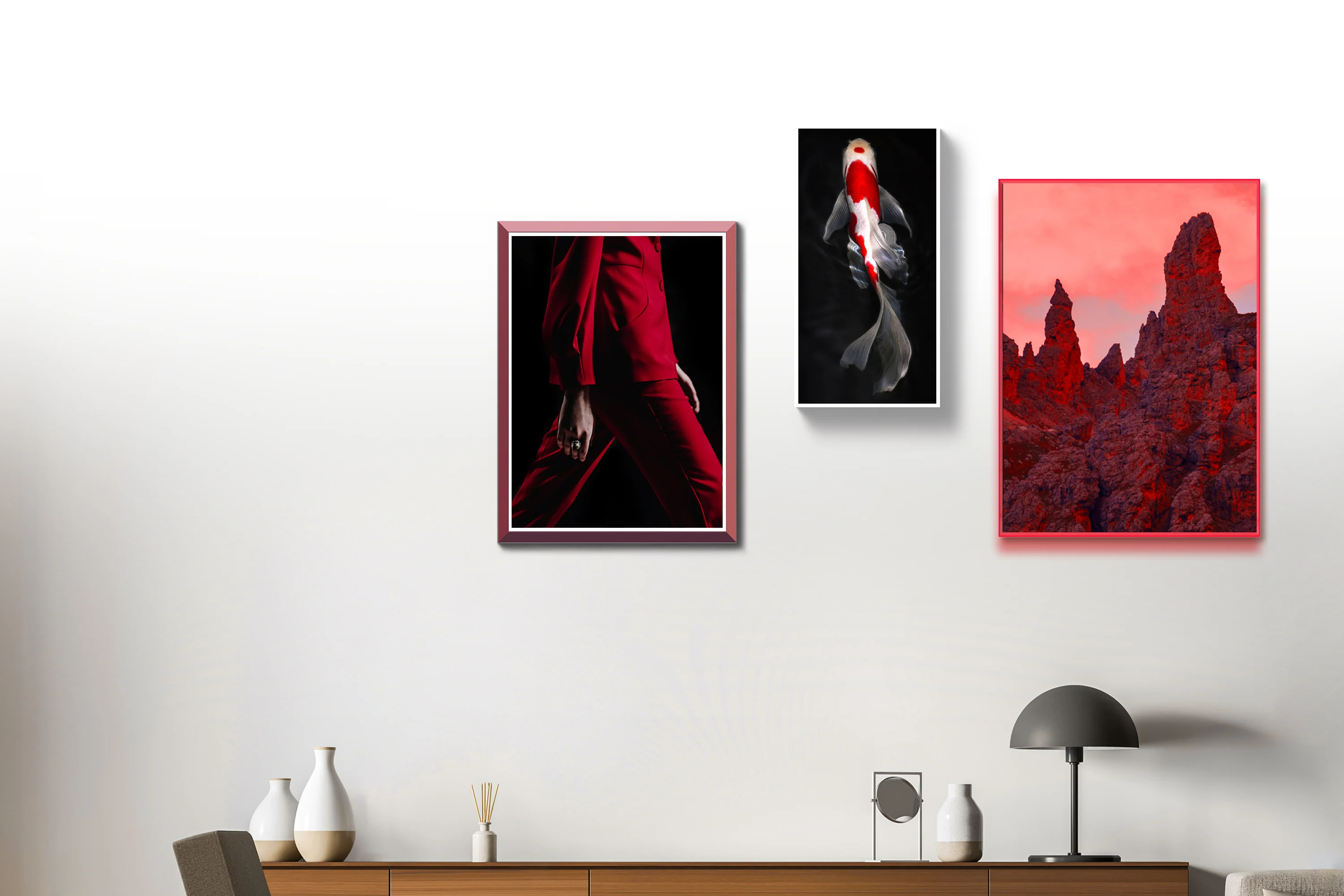 colored photo frames