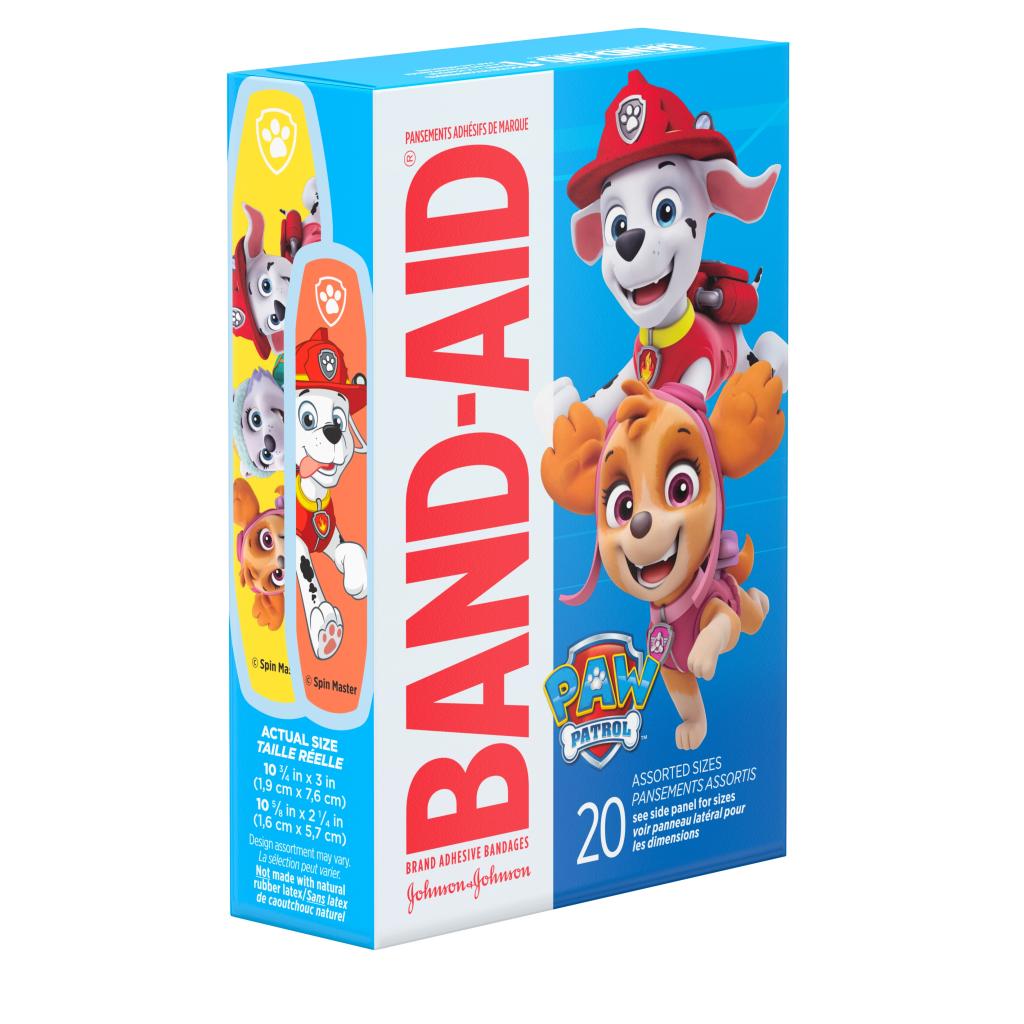 BAND-AID® Brand Adhesive Bandages, featuring Paw Patrol