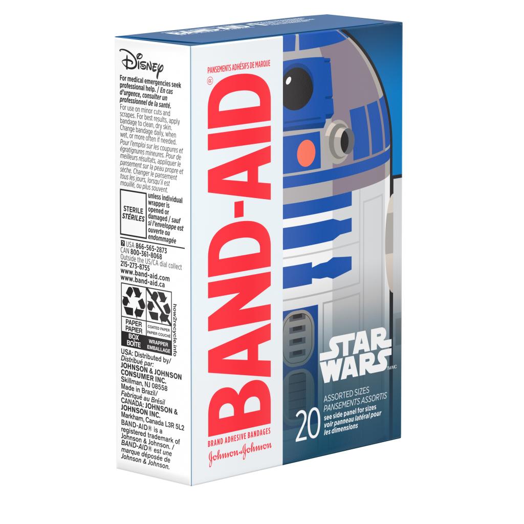 Star Wars Adhesive Bandages for Kids, 20 Ct | BAND-AID® Brand Adhesive ...