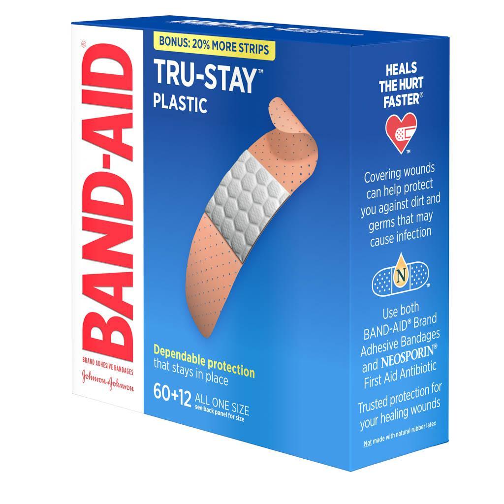 TRU-STAY® Plastic Breathable Adhesive Bandages | BAND-AID® Brand