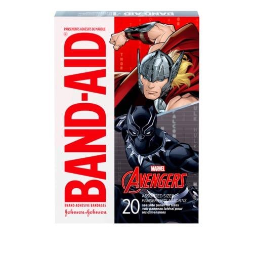 BAND-AID® MARVEL Avengers™ Adhesive Bandages| BAND-AID® Brand