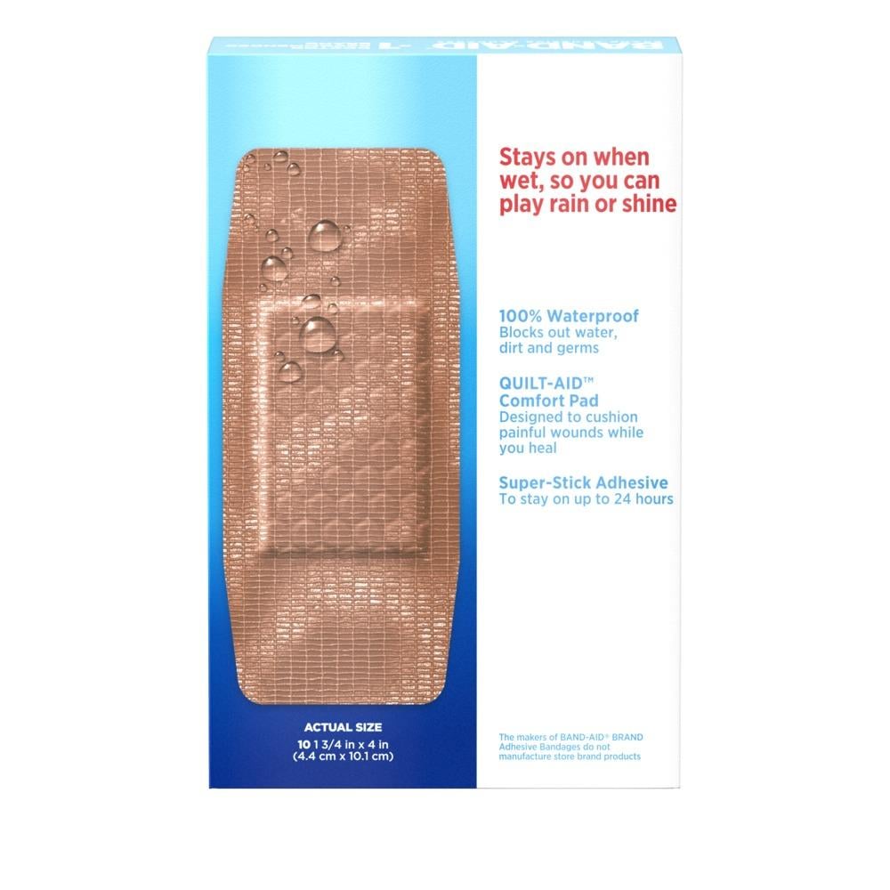 WATER BLOCK® TOUGH-STRIPS® Strong Waterproof Bandages | BAND-AID® Brand