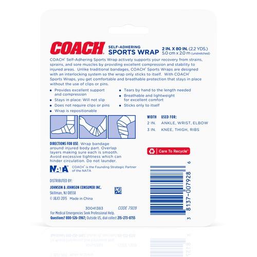 COACH® Self-Adherent Elastic Compression Sports Wrap | BAND-AID® Brand