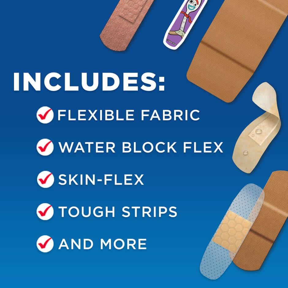 Family Variety Pack Adhesive Bandages 110 count | BAND-AID® Brand
