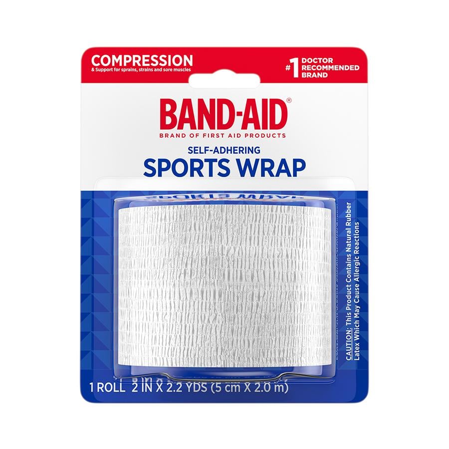 BAND-AID® Self-Adherent Elastic Compression Sports Wrap | BAND-AID® Brand