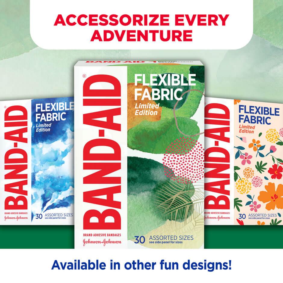 Flexible Fabric Adhesive Bandages, Limited Edition Forest Designs| BAND ...