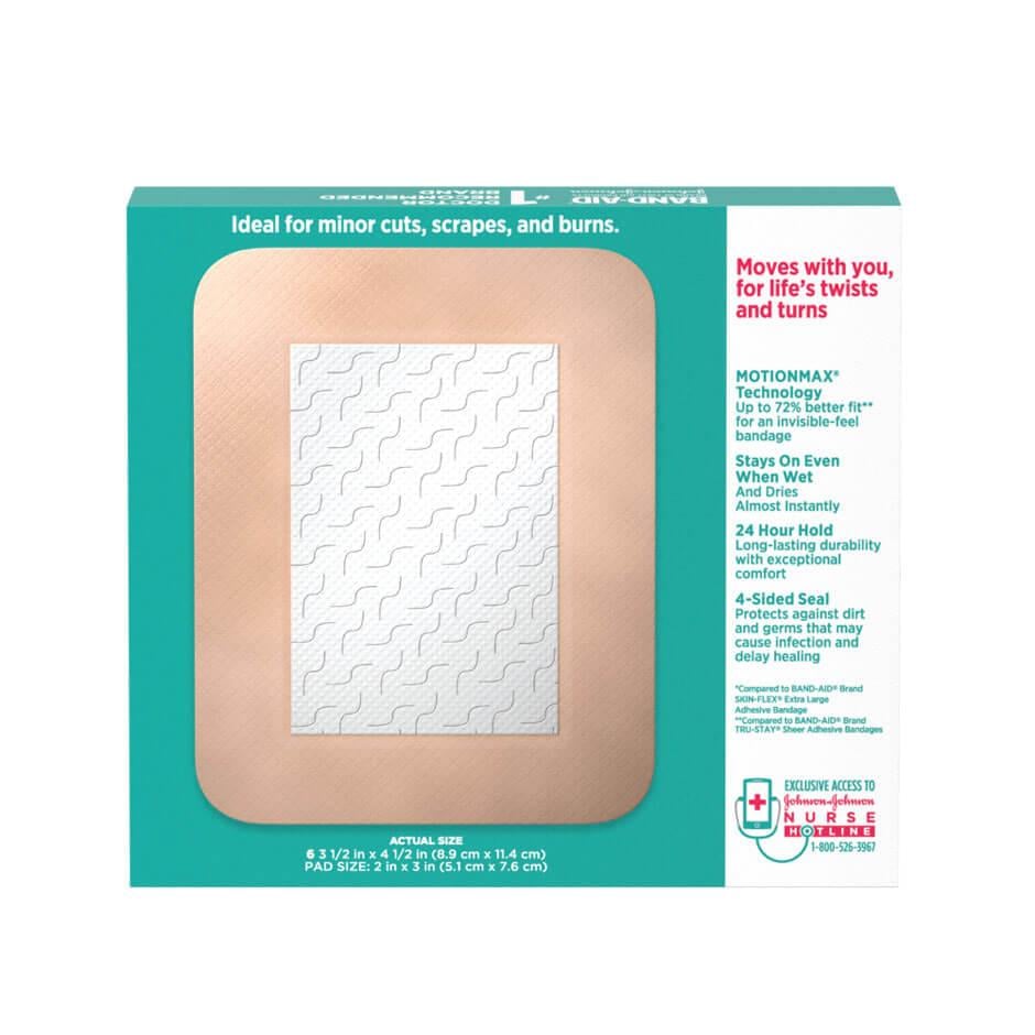 SKIN-FLEX® Large Adhesive Flexible Wound Covers | BAND-AID® Brand