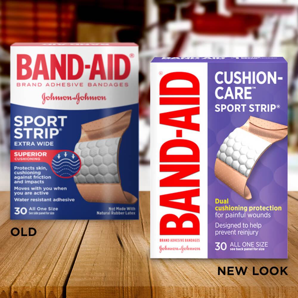 CUSHION-CARE™ SPORT STRIP® Adhesive Cushioned Bandages, 30 Ct | BAND ...