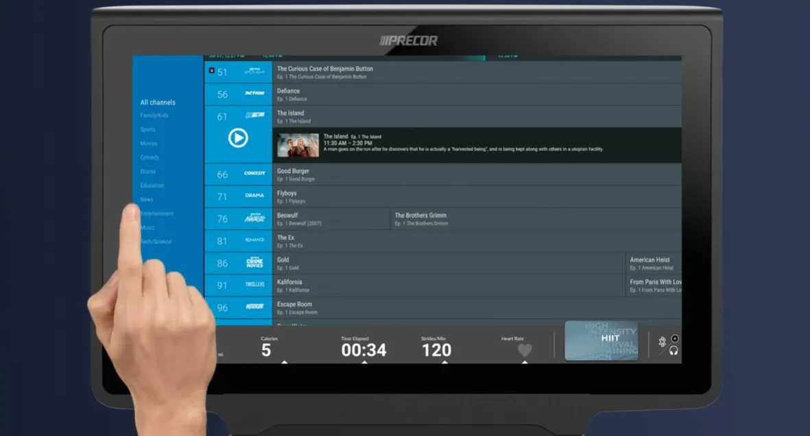 How to Watch Media on Precor Consoles