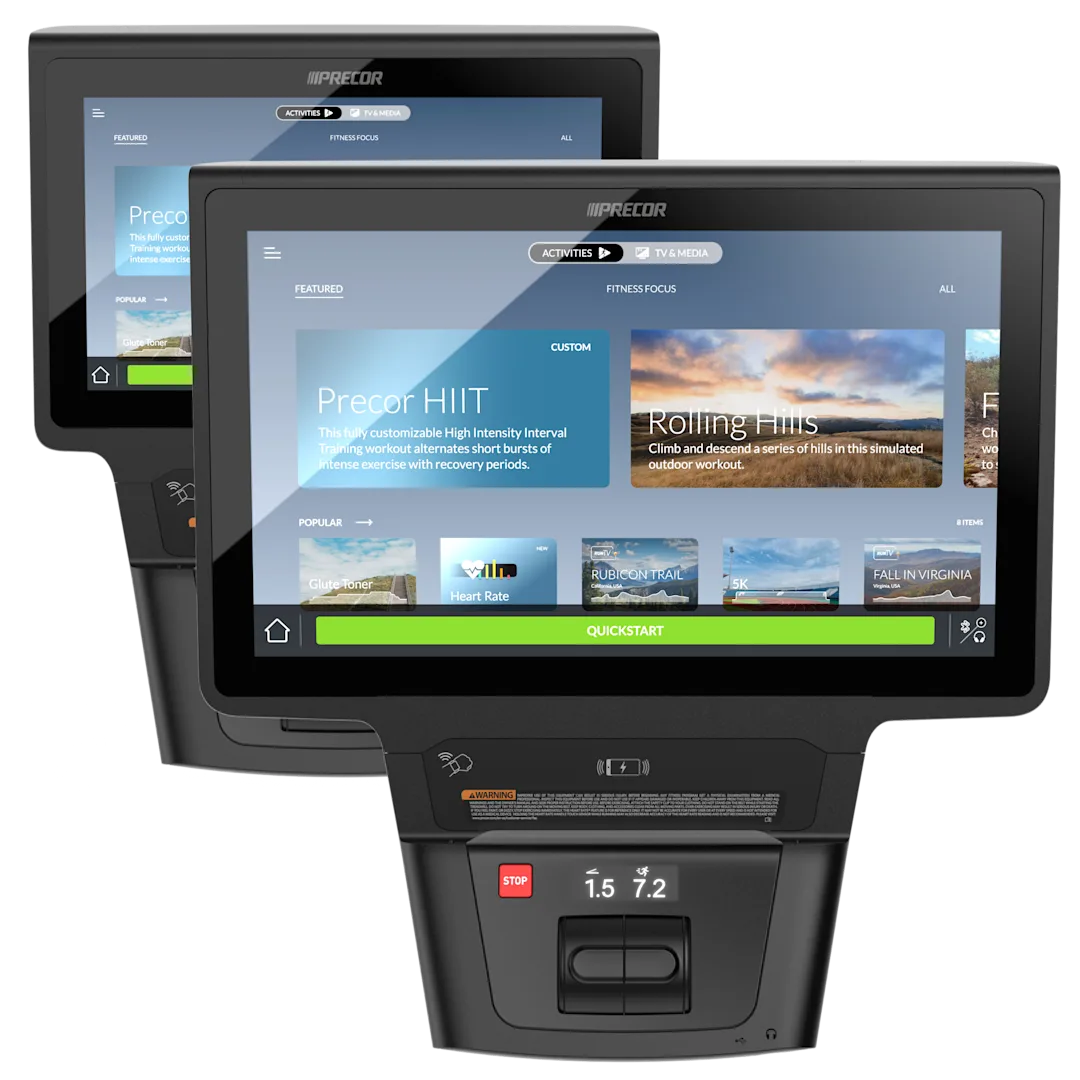 P94 and P84 Touchscreen Consoles | Precor