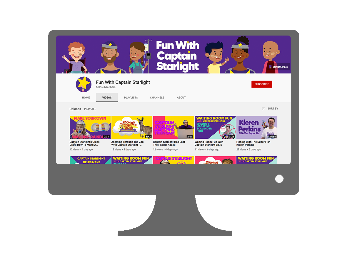 Fun with Captain Starlight | Starlight Children's Foundation | Australian Children's Charity