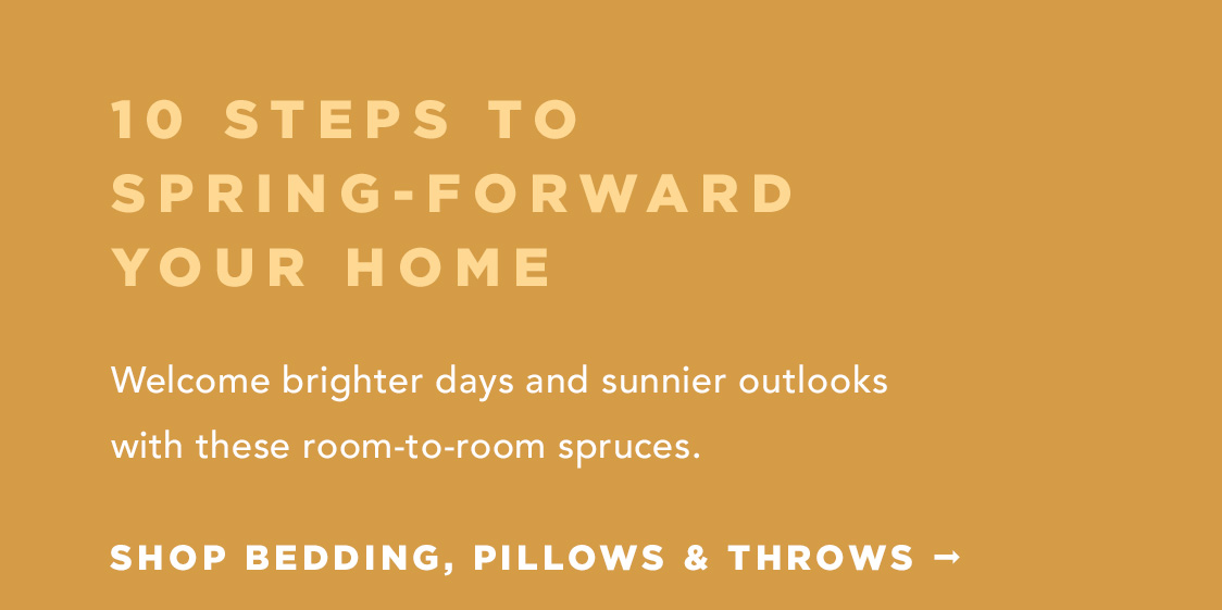 10 Steps to Spring-Forward Your Home