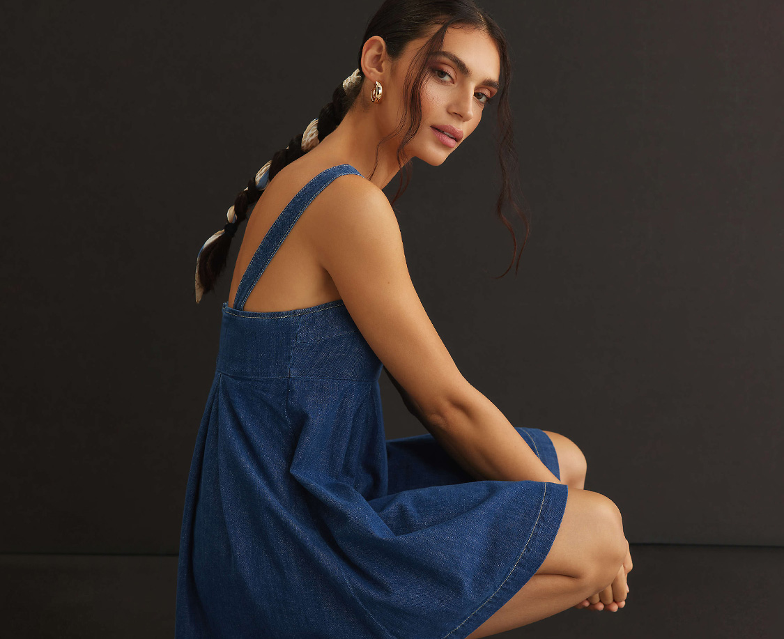 How to Style a Denim Dress