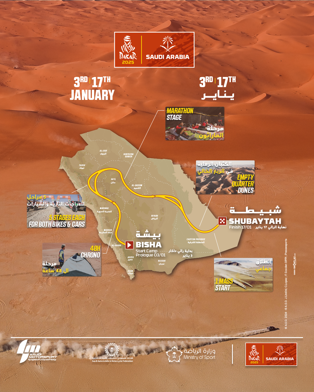 Dakar Rally 2024 in Saudi Bivouac Virtual tour