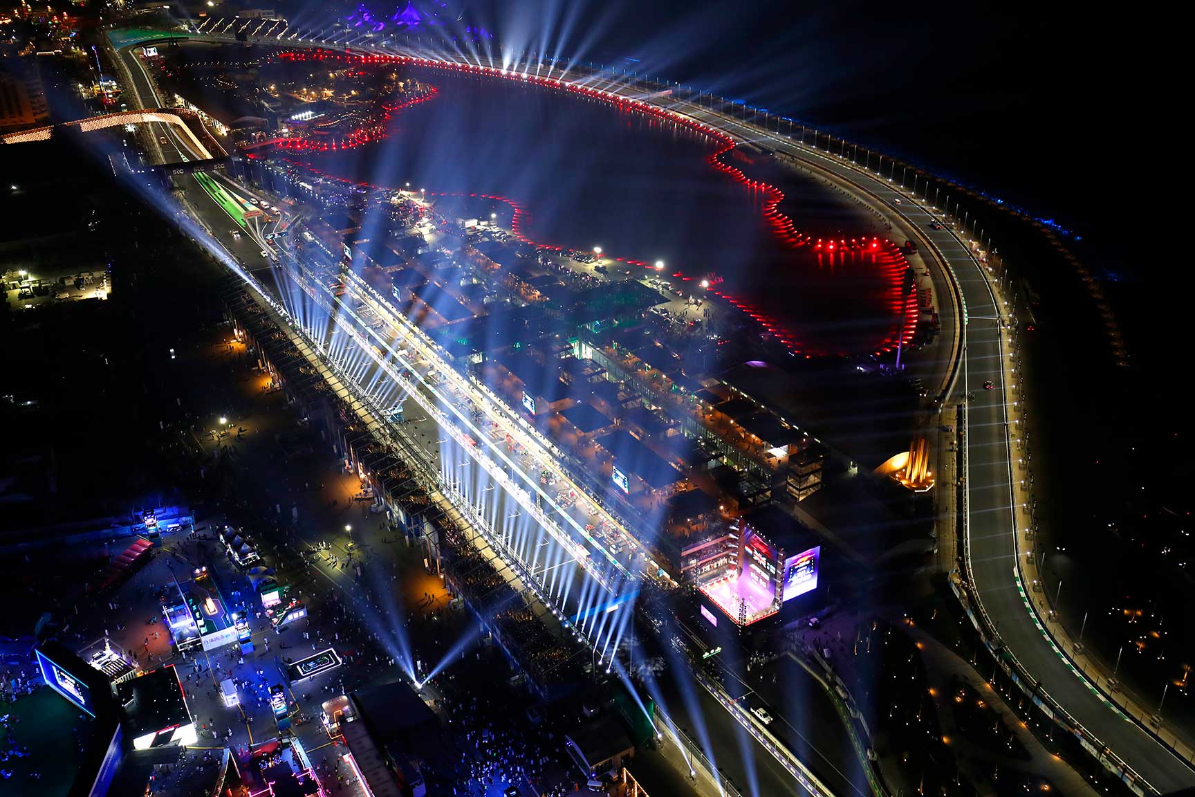F1® stc Saudi Arabian Grand Prix Record-Breaking Race Circuit.