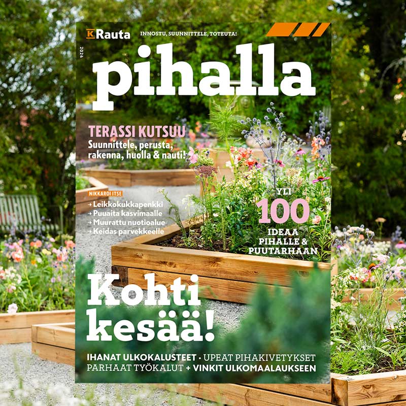 Tilaa K-Raudan Pihalla-lehti 0 € - K-Rauta