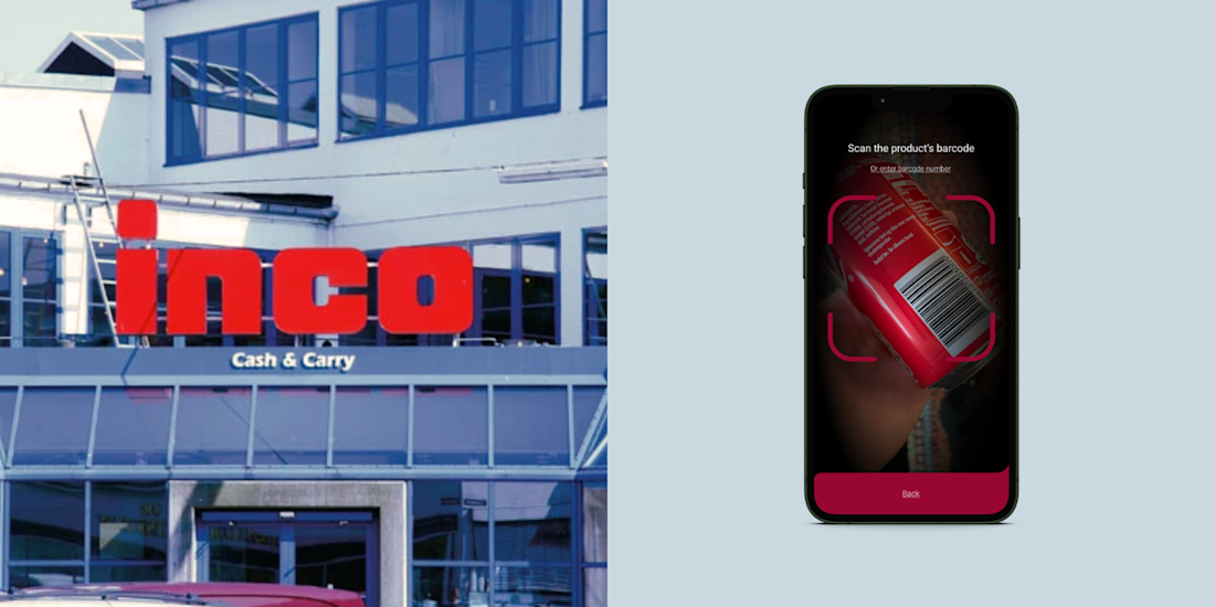 Inco Cash & Carry - Lancering af B2B retail scan-selv app | Kruso