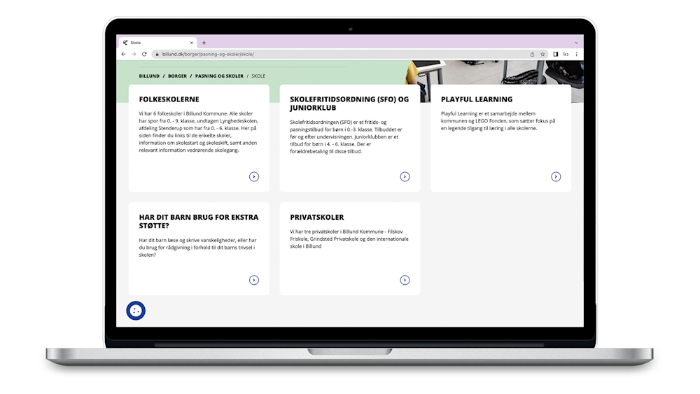 Kruso | Billund Municipality's new website focusing on web ...