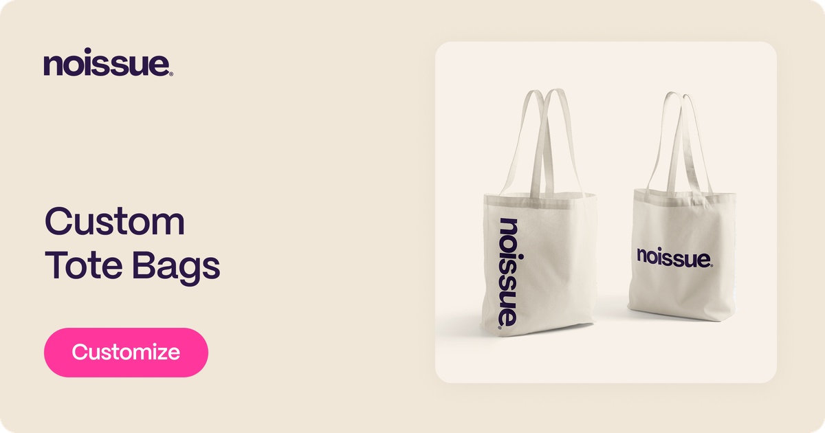 Custom Basic Tote Bags | noissue