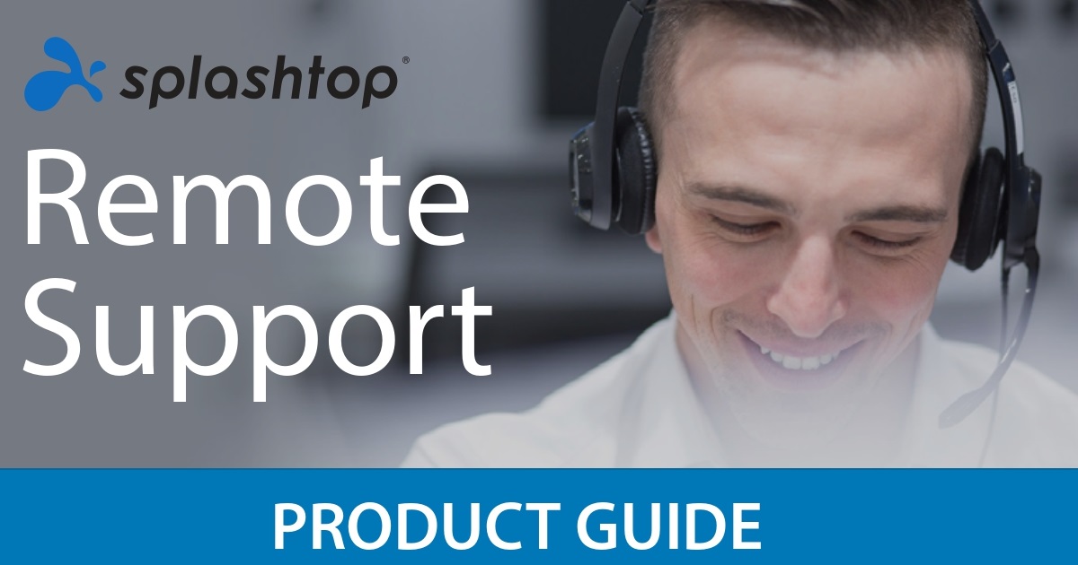 Produktleitfaden: Splashtop Fernsupport