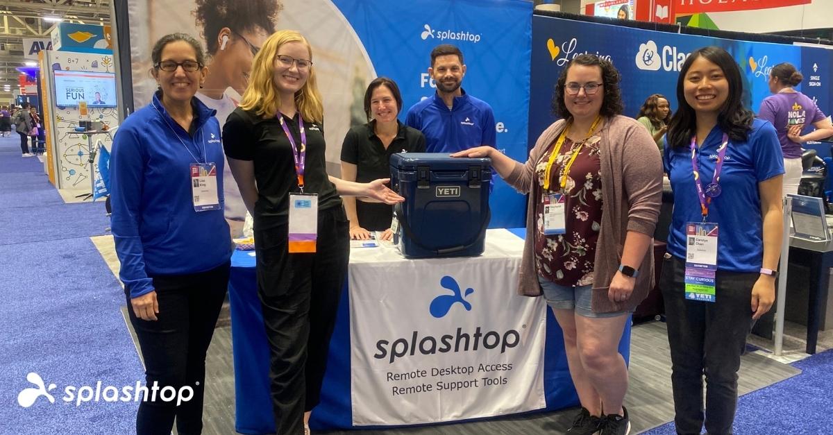 Splashtop Team reflete no ISTELive 2022 em Nova Orleans
