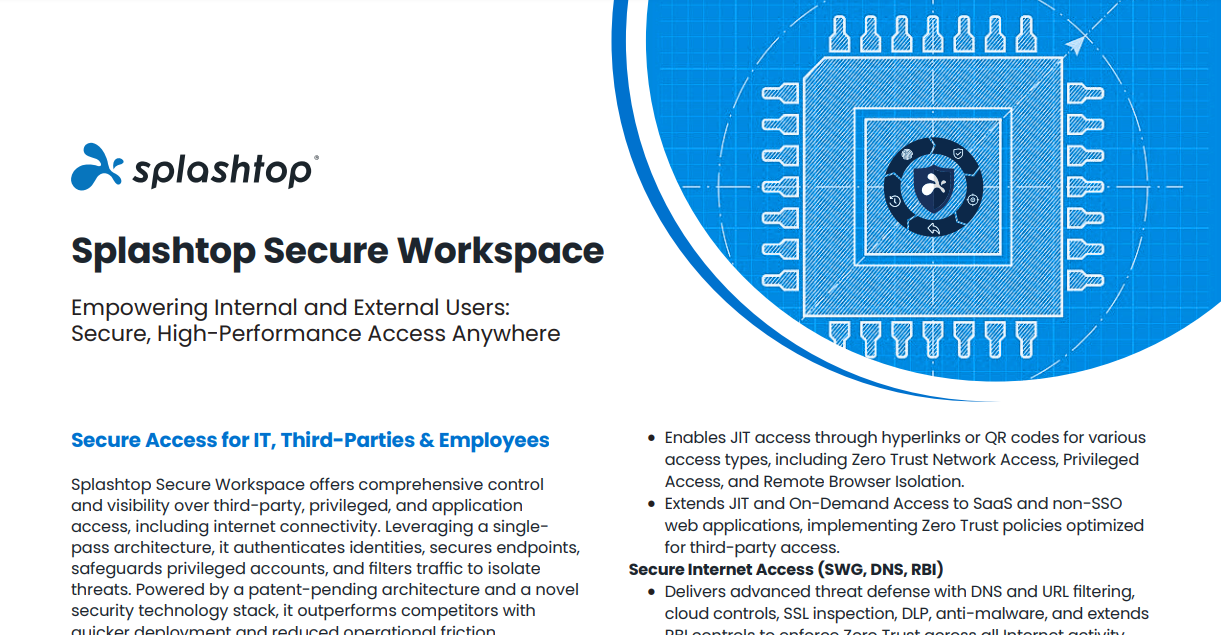 Explore Splashtop Secure Workspace: Your Guide to Enhanced IT Security