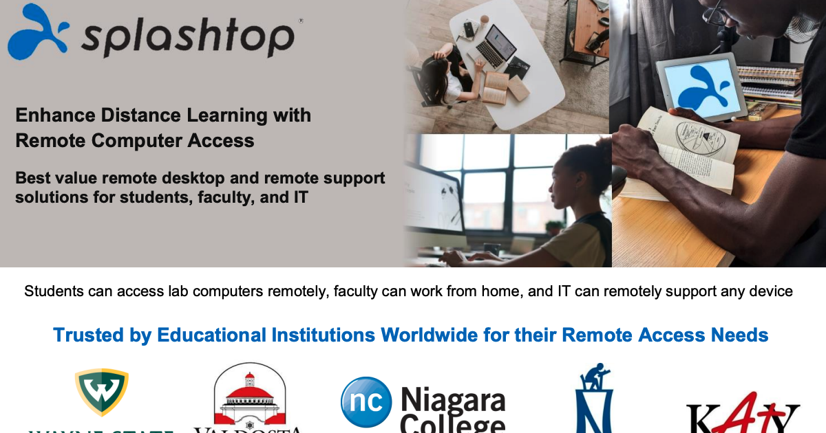 Remote Learning with Splashtop Datasheet