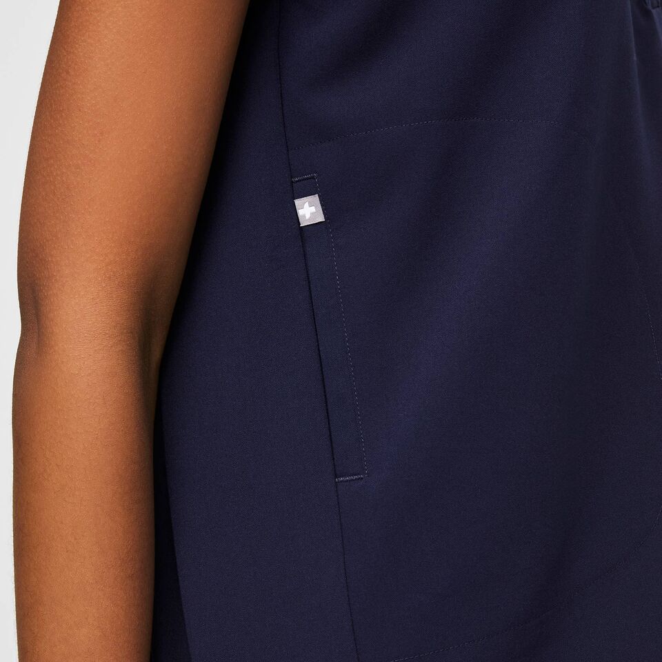 Women's Rafaela Oversized Scrub Top™ - Navy · FIGS