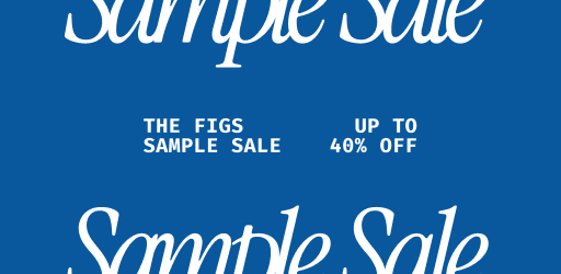 Women's Sample Sale · FIGS