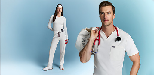 Women's Off White Scrubs · FIGS
