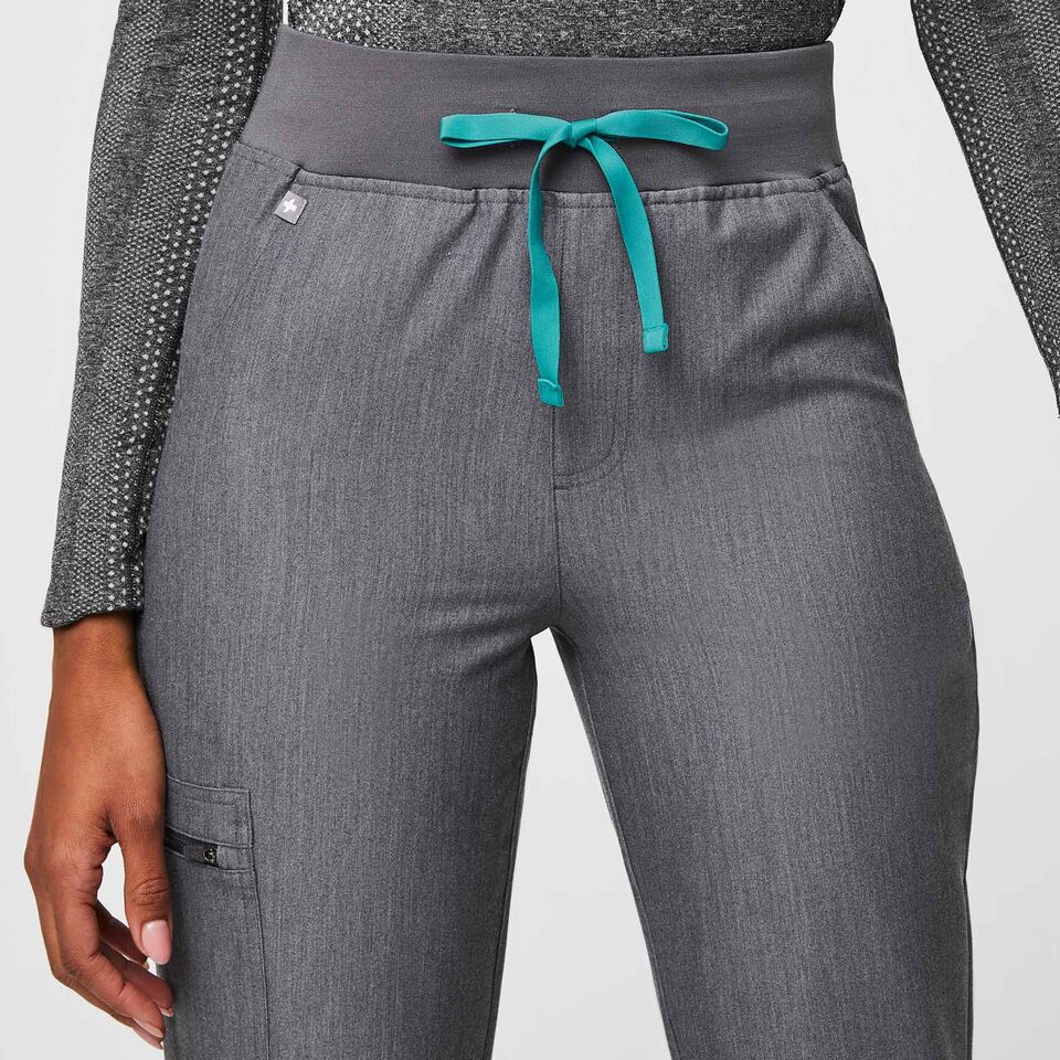 Women’s High Waisted Zamora Jogger Scrub Pants™ - Graphite · FIGS