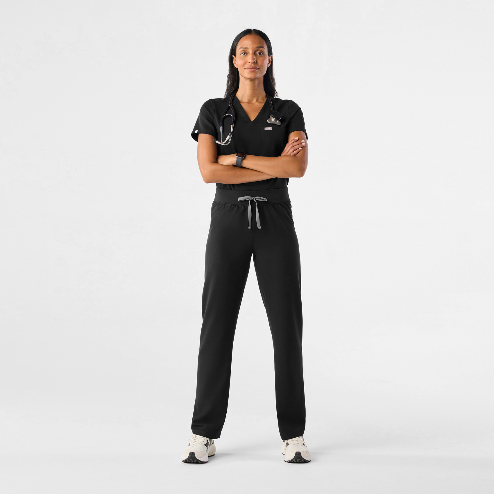 Women’s High Waisted Livingston Scrub Pants™ - Black · FIGS