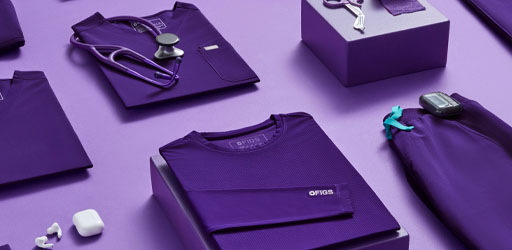 Men's Purple Pulse Scrubs · FIGS