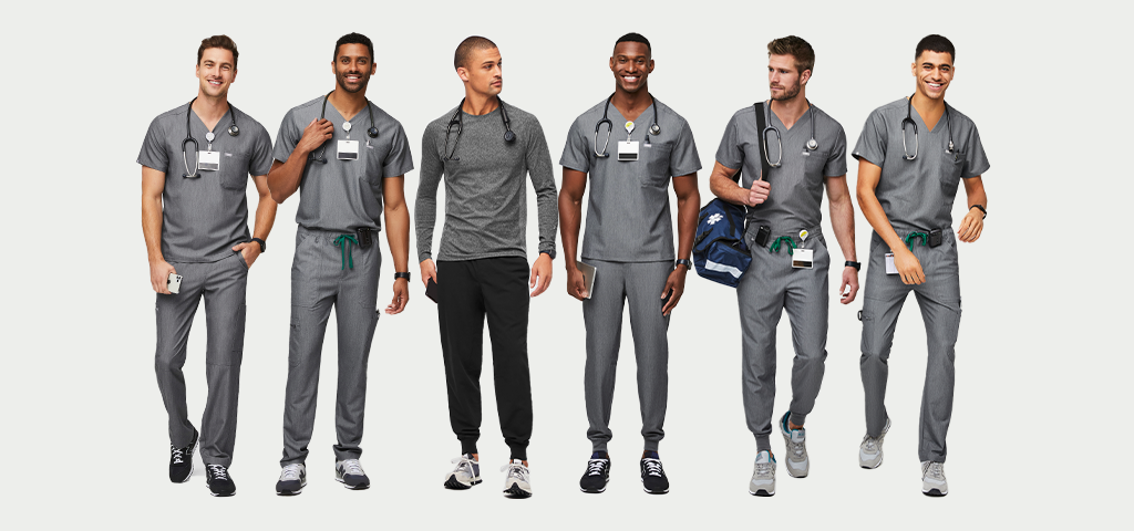 Men's Graphite Scrubs · FIGS