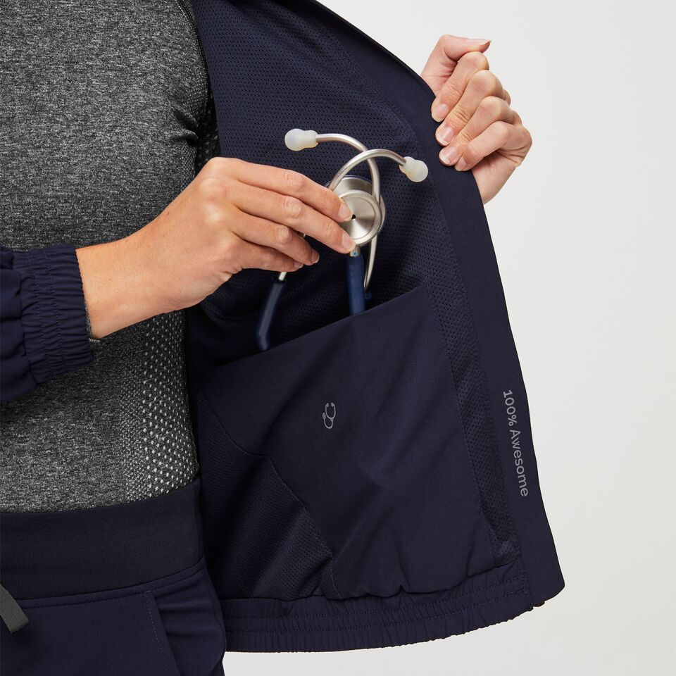Women’s Sydney Scrub Jacket - Navy · FIGS