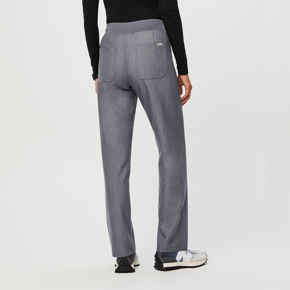 Women’s High Waisted Livingston Scrub Pants™ - Graphite · FIGS