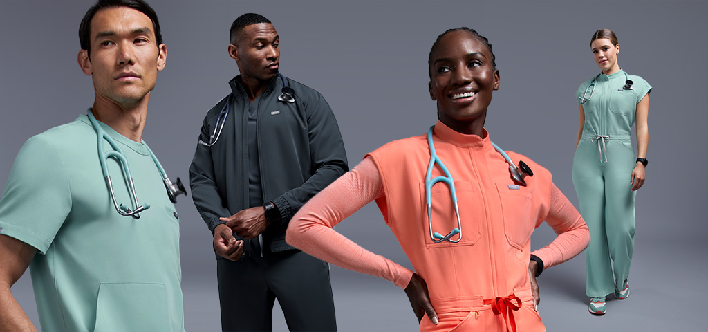 Men's Dark Harbor + Seaglass + Sunset Drift Scrubs · FIGS