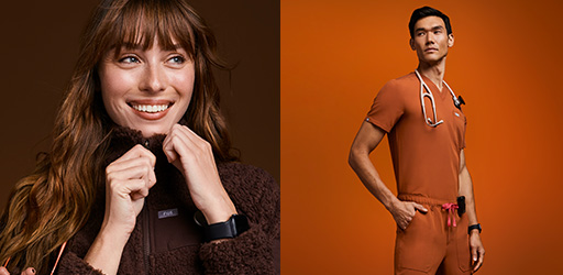 Women's Espresso + Dirty Chai Scrubs · FIGS