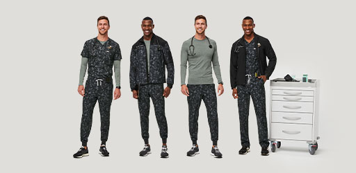 Men's Camo FREEx™ Scrubs · FIGS