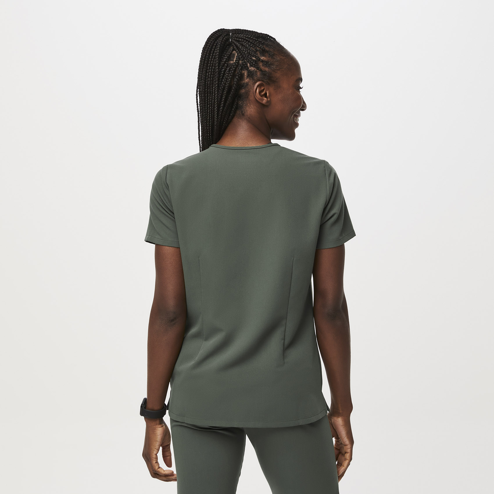 Women's Casma Scrub Top™ - Moss · FIGS