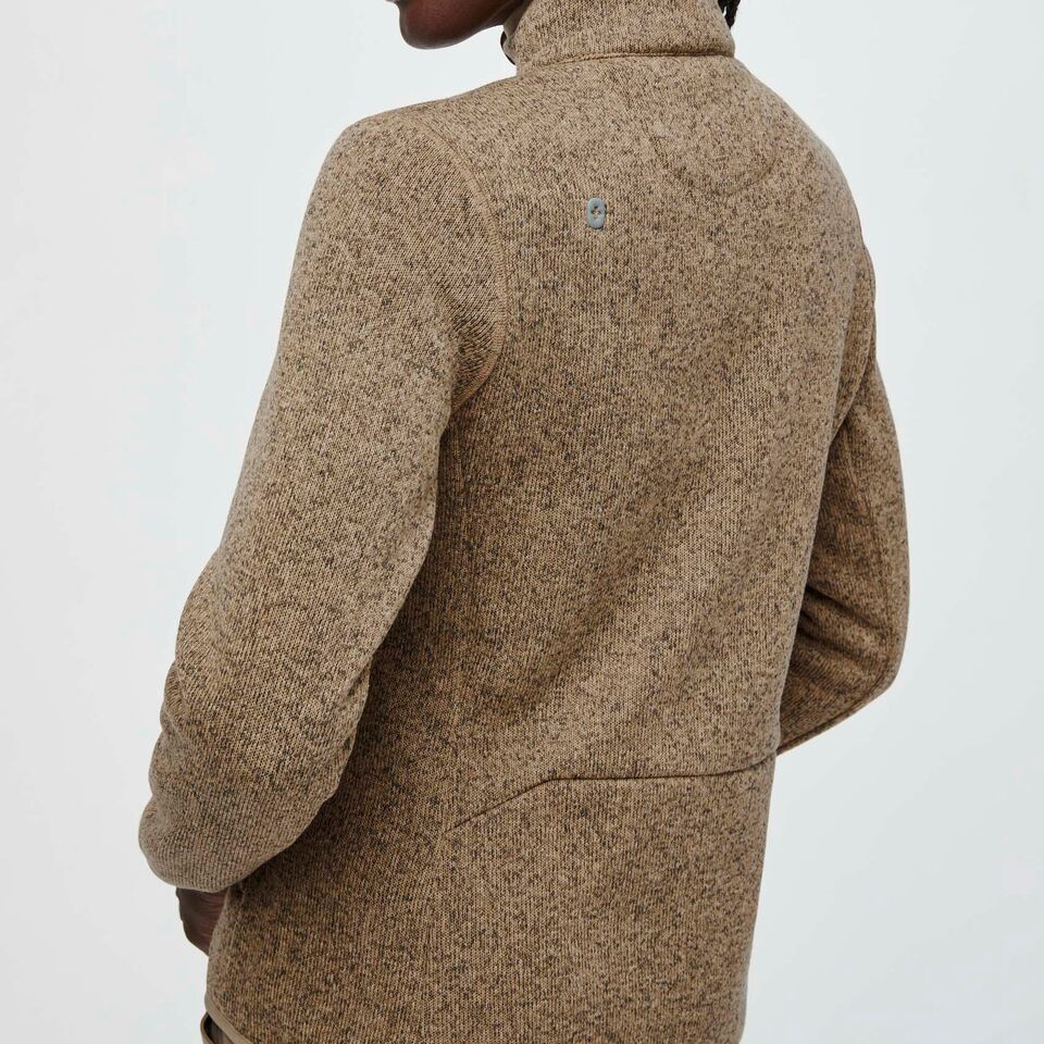 Women’s On-Shift Sweater Knit Jacket™ - Heather Latte · FIGS