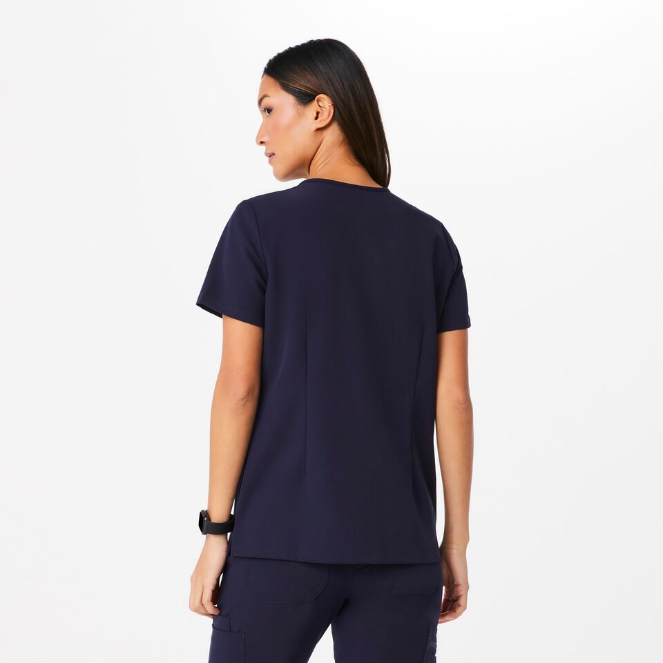 Women's Casma Three-Pocket Scrub Top™ - Navy · FIGS